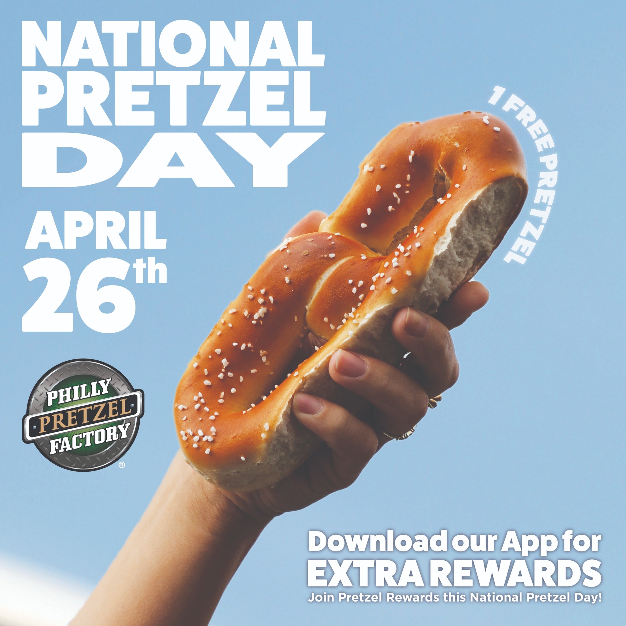 Philly Pretzel Factory Celebrates National Pretzel Day by Giving Away ...